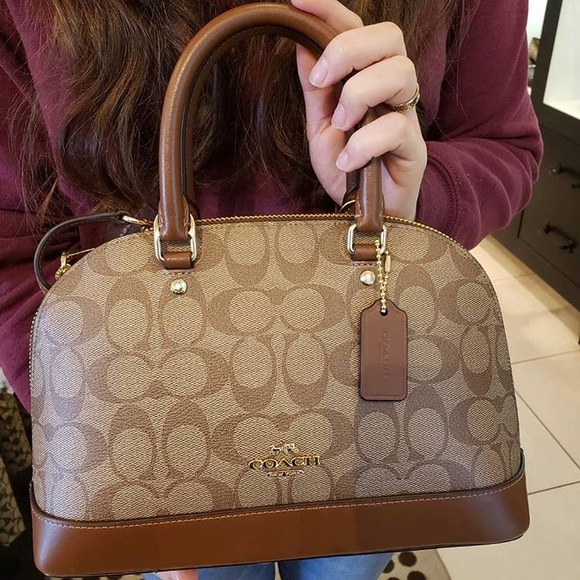 Coach | Bags | Coach Mini Sierra Satchel In Signature Nwt | Poshmark
